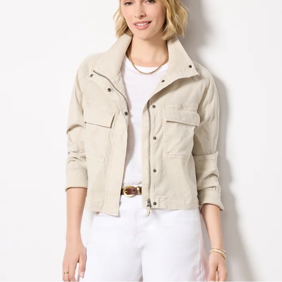 Evereve | Jackets & Coats | Evereve Camp Jacket In Sand | Poshmark